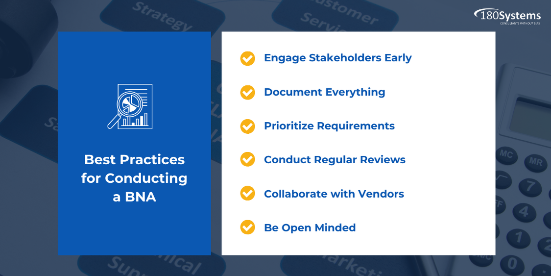 Business Needs Analysis (BNA) - What is a BNA?