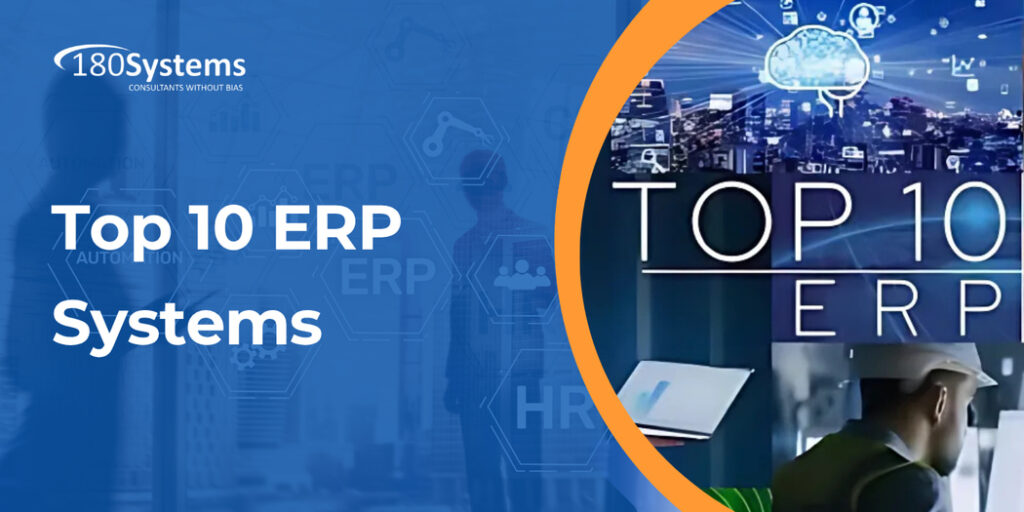 Top 10 ERP Systems - 180Systems